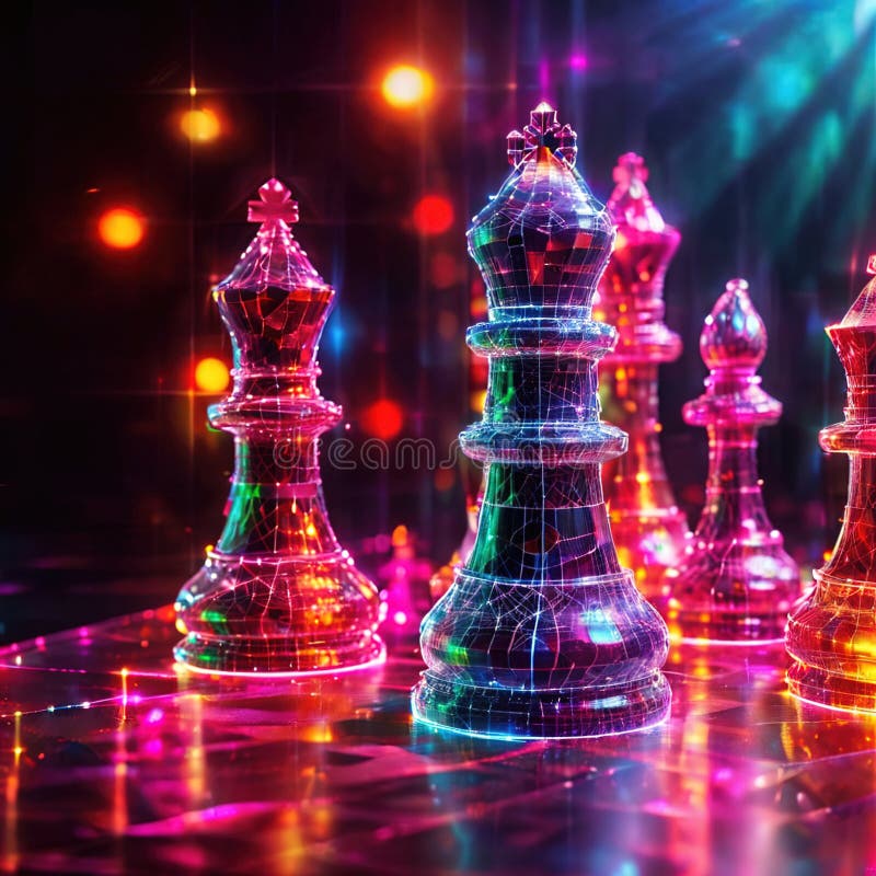 Chess Strategy Game, Virtual Digital Online Representation, Virtual ...