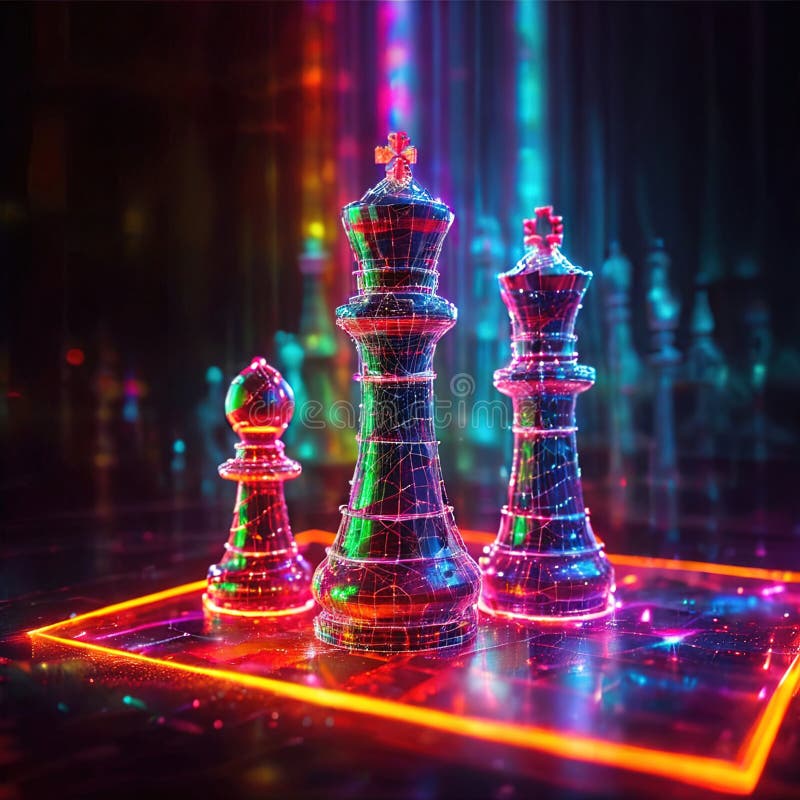 Chess Strategy Game, Virtual Digital Online Representation, Virtual ...