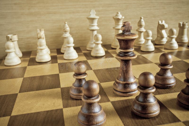 Chess Strategy: Points of View Stock Photo - Image of competition ...