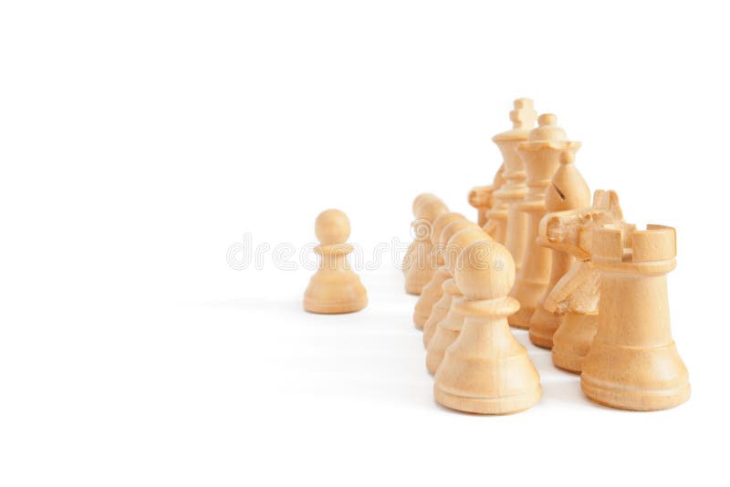 Chess Strategy: Points of View Main Focus on Rook and Pawn Stock Image ...