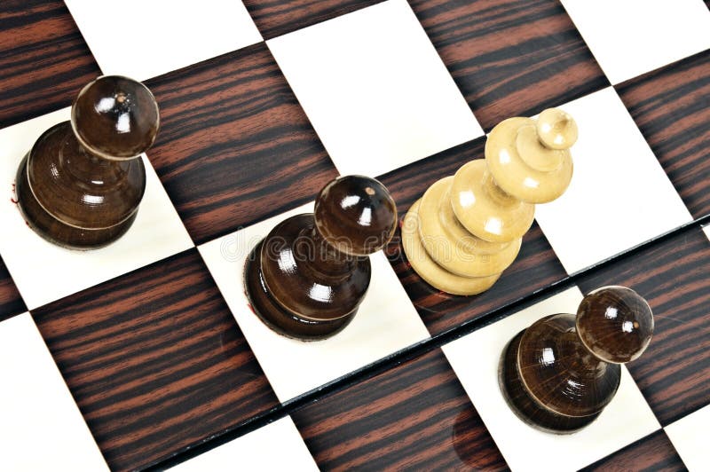 Chess table stock image. Image of plan, black, chess - 18198011
