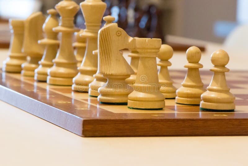Chess on the table stock image. Image of group, leisure - 76629467