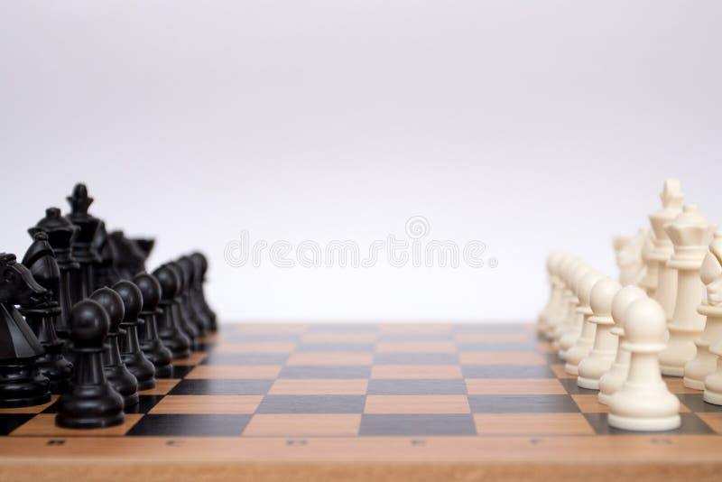 Chess Teams on the Chessboard Stock Image - Image of sport, success ...