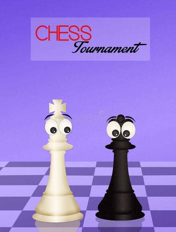 Chess with funny faces stock illustration. Illustration of competition ...
