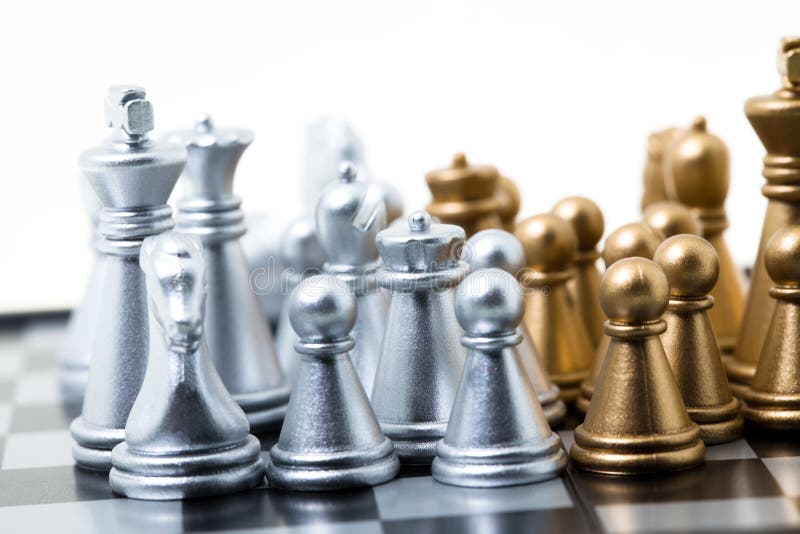 Chess of two colours stock photo. Image of game, color - 23238586