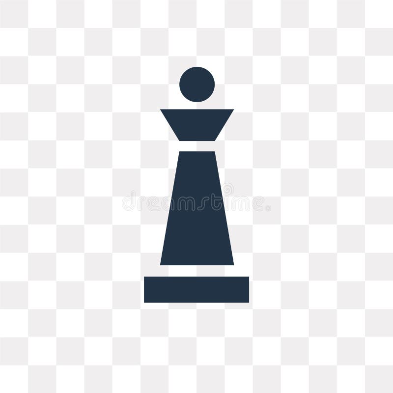 Chess Vector Icon Isolated on Transparent Background, Chess Tra Stock ...