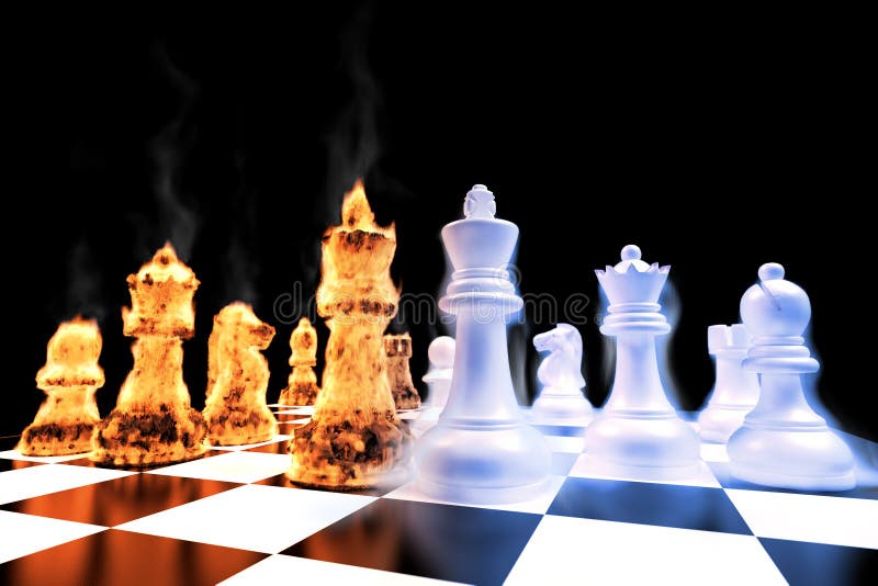 Fantasy Chess stock illustration. Illustration of backdrop - 30420434