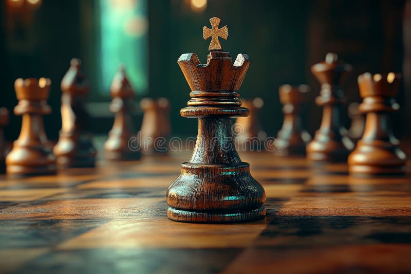 On a Chessboard, a Chess Piece is Positioned, Signifying Achievement in ...