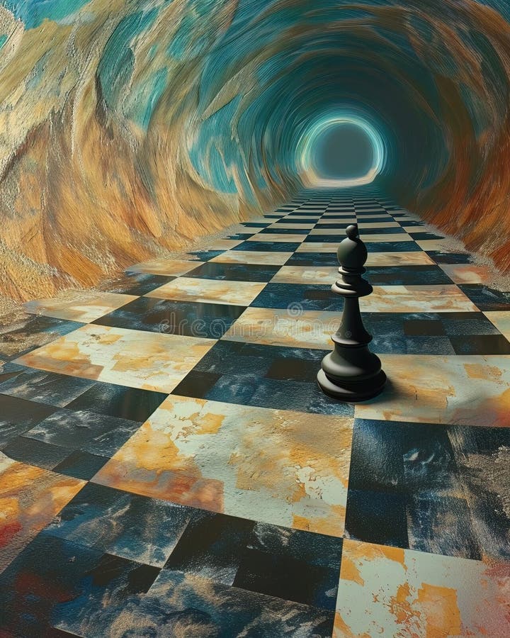 A Chessboard with a Pawn Reaching the Other Side Symbolizing Unexpected ...