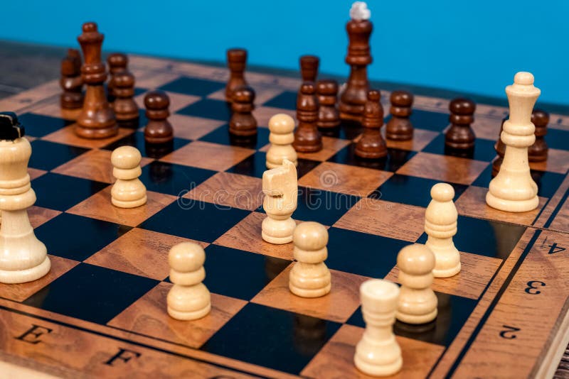 On the Chessboard, There are Battles between Two Sides, White and Dark ...