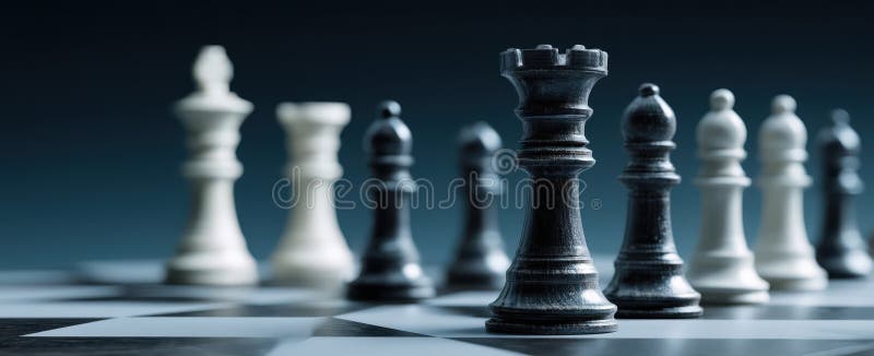 On the Chessboard, There is a Complete Row of Black and White Chess ...