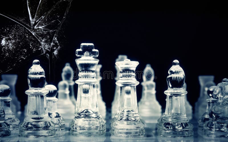 Broken Chess Piece on a Chess Board Stock Photo - Image of bishop ...