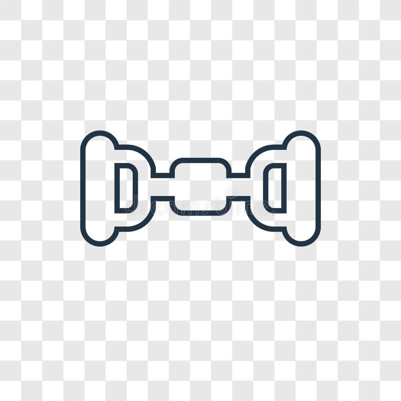 Chest Expander Concept Vector Linear Icon Isolated on Transparent ...