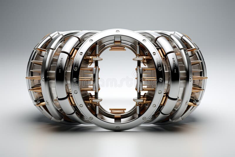 Chest Expander Spring on White Background Stock Illustration ...