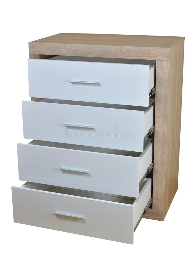 Chest of Open Drawers stock photo. Image of medium, home - 92913510