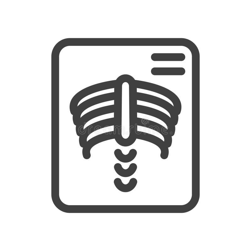 Bones of the thorax stock illustration. Illustration of thoracic - 58830530