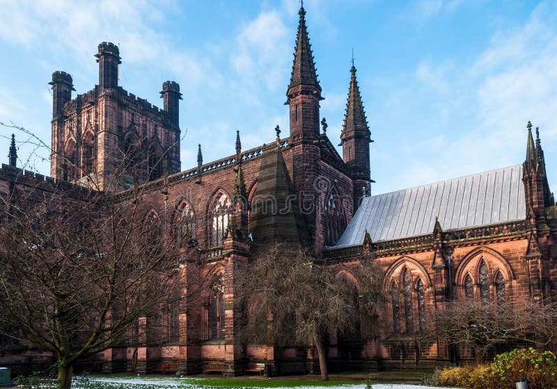 Chester Cathedral stock photo. Image of chester, cheshire - 12910812