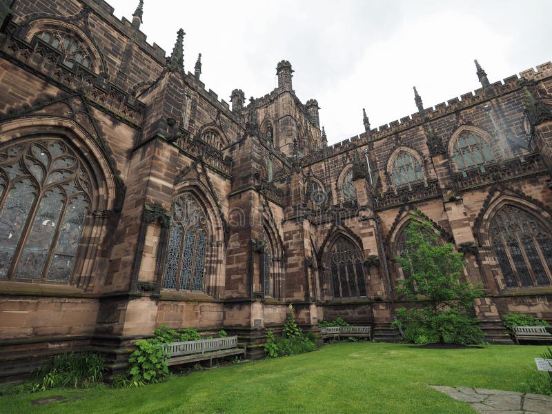 Chester Cathedral in Chester Stock Foto - Image of europa, anglicaans ...