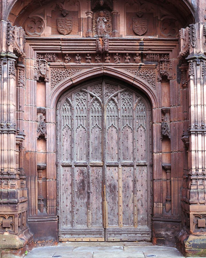 Chester Cathedral Door stock image. Image of door, cathedral - 62495407