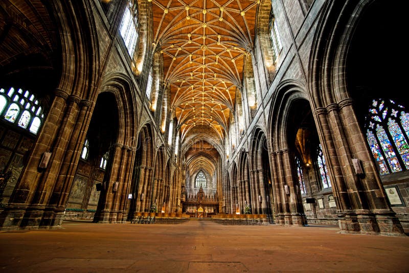 Chester Cathedral editorial photography. Image of north - 122315107