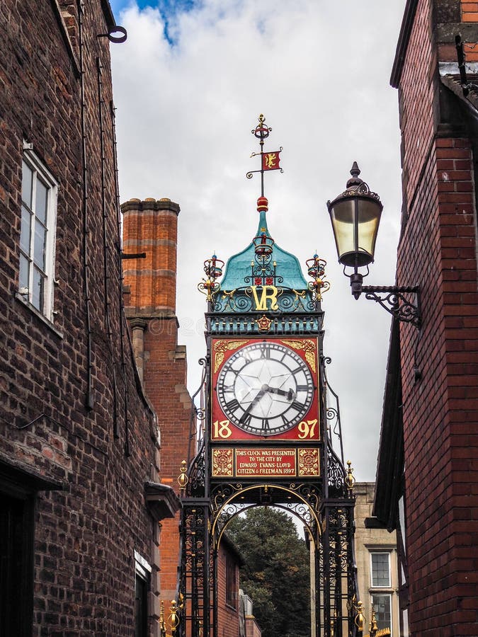 Chester clock editorial photo. Image of landmark, ancient - 77050981