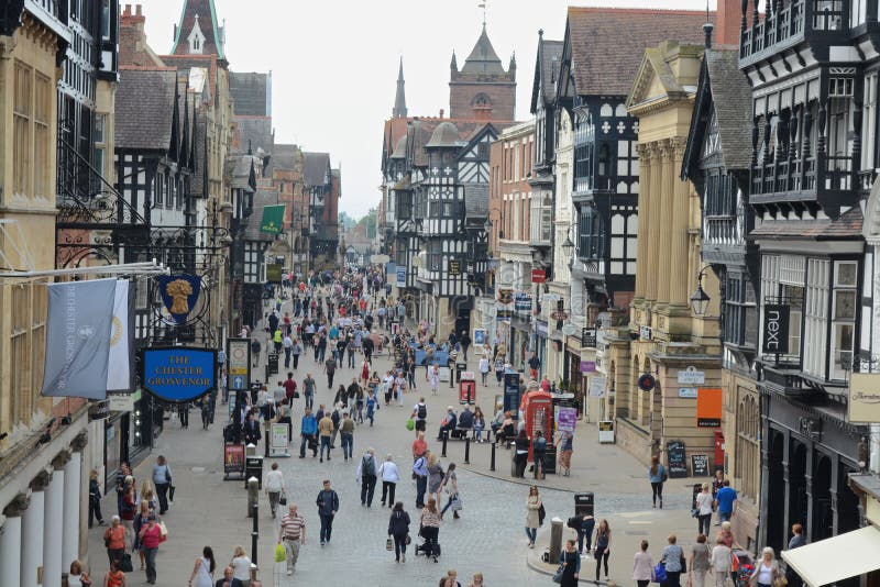 Chester city centre editorial stock photo. Image of main - 47017618 Chester city centre editorial stock photo. Image of main - 47017618