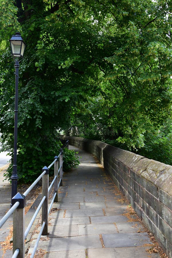 Chester City Walls stock image. Image of town, outdoor - 253468667