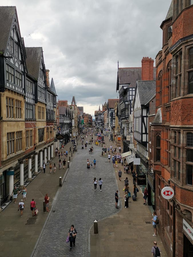 Chester Old Town View in a Summer Afternoon in 2020 Editorial Stock ...