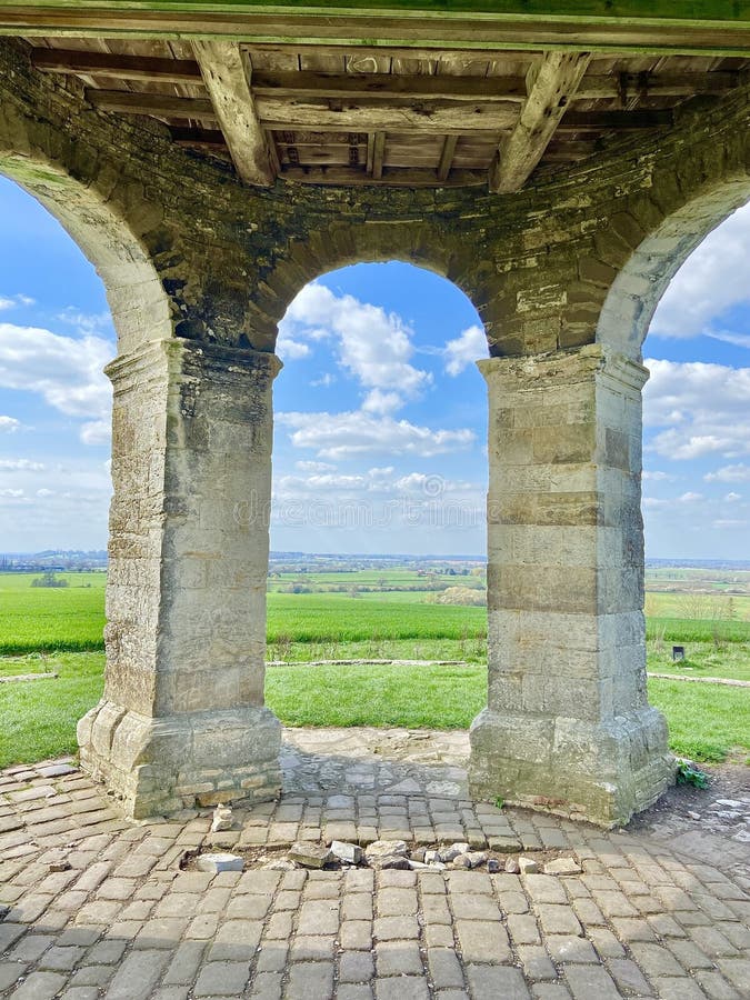 Chesterton Windmill in the Sunshine Stock Photo - Image of view, built ...