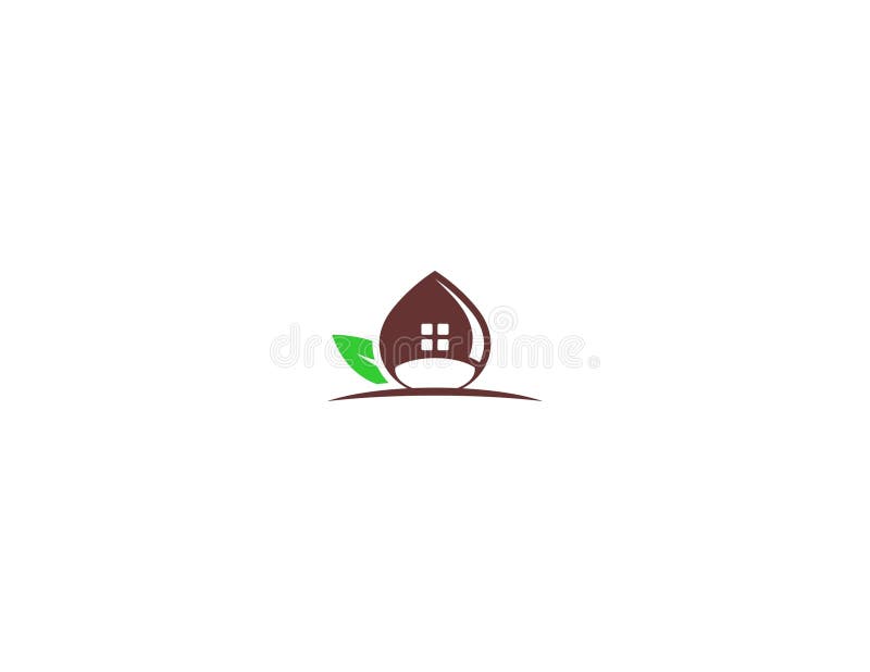 Chestnut Home Logo. stock illustration. Illustration of nutrition ...