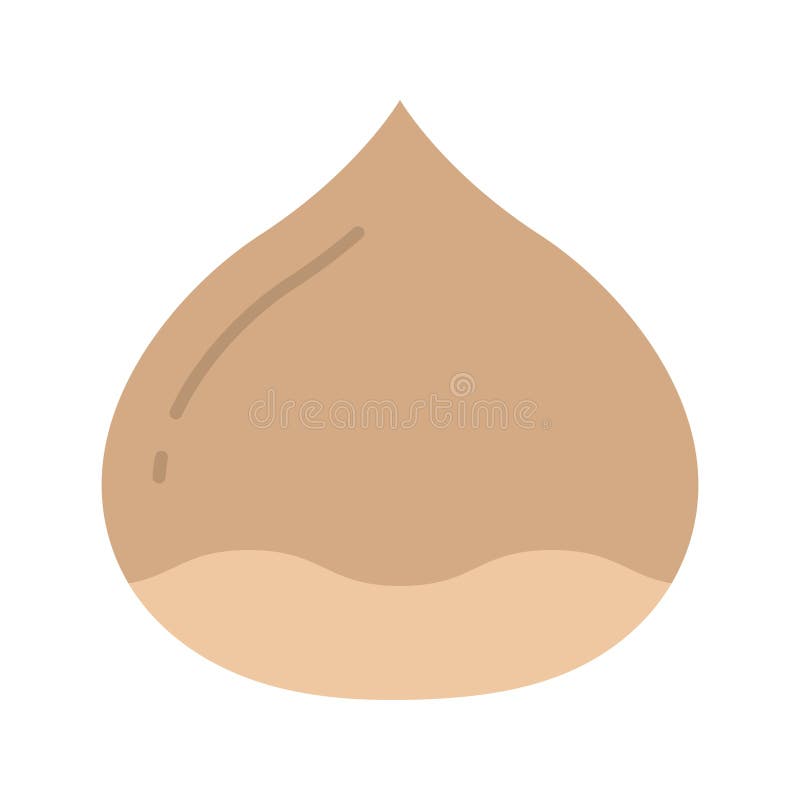 Chestnut Icon Vector Image. Stock Vector - Illustration of nature ...