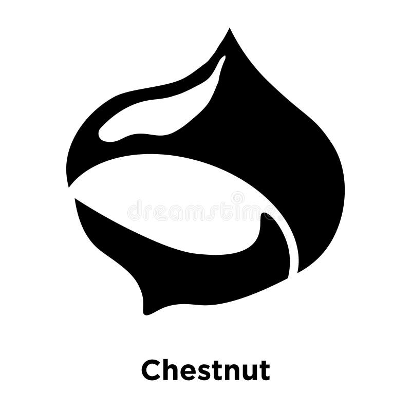 Chestnut Icon Vector Isolated on White Background, Logo Concept Stock ...