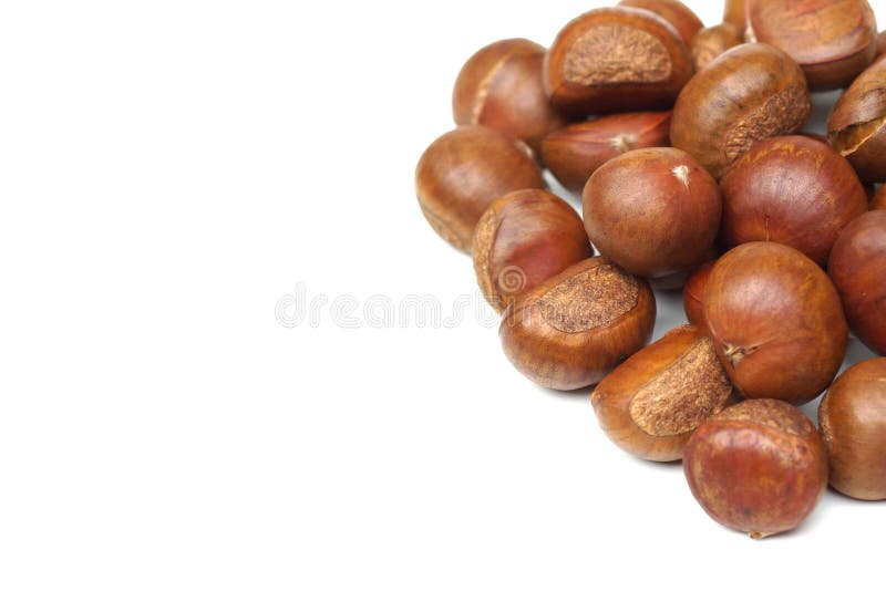 Chestnut stock image. Image of peel, isolated, inside - 79076319