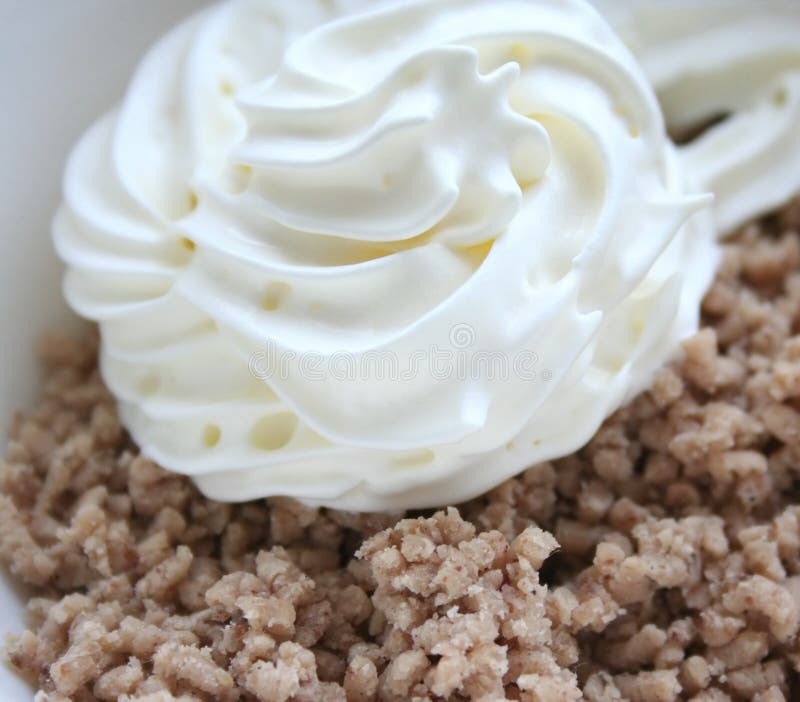 Chestnut-puree stock image. Image of delicious, puree - 12772209