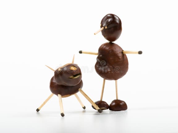 Chestnut toy stock photo. Image of friend, portrait, child - 4053474