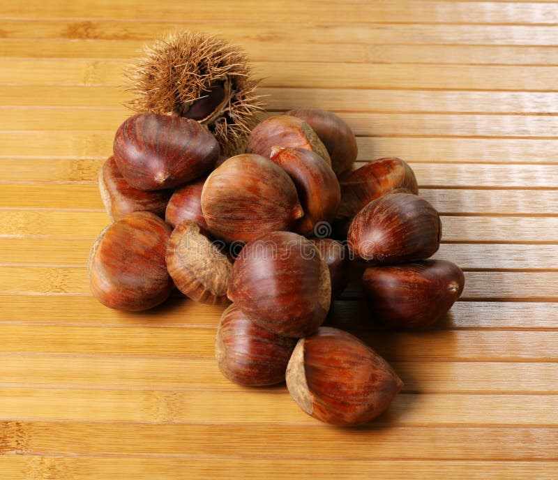 Chestnuts stock image. Image of skin, thorny, detail - 21790757