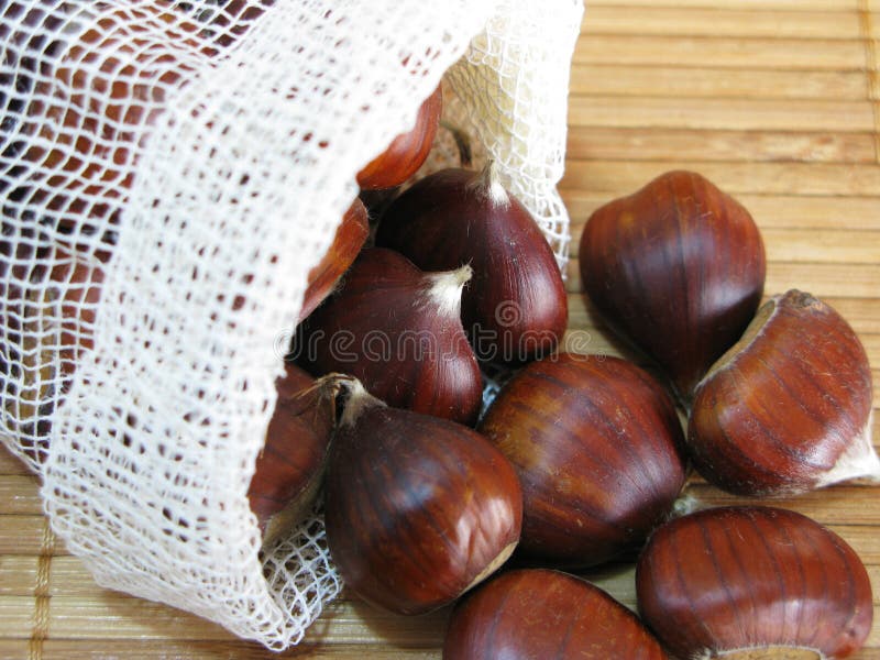 Sweet chestnuts stock image. Image of nuts, chestnuts - 19391991