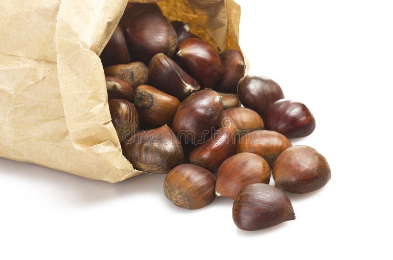 Chestnuts stock photo. Image of sweet, wooden, heap, roasted - 34730286