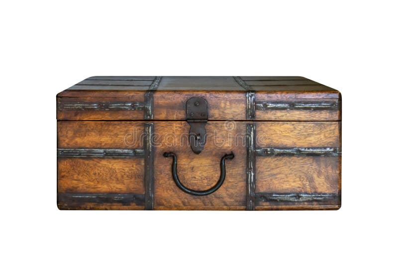 Chests Treasure Isolated on White Background with Clipping Path Stock ...