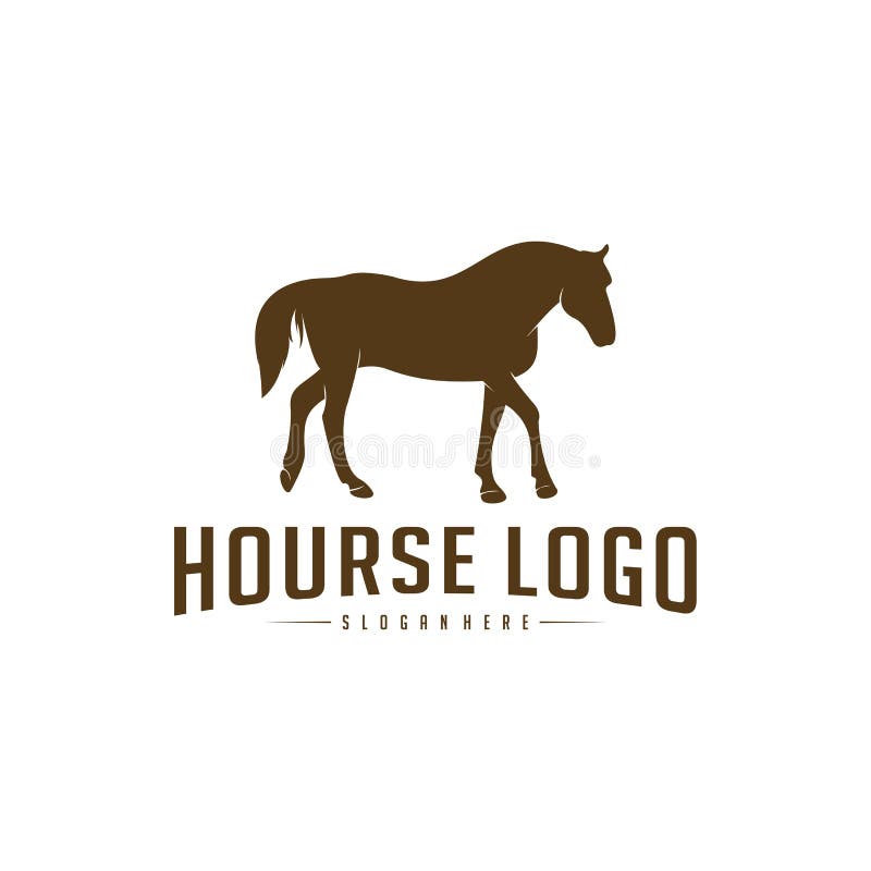 Cheval Logo Design Icon Symbol Vecteur De Cheval Silhouette De Cheval ...