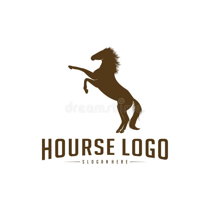 Cheval Logo Design Icon Symbol Vecteur De Cheval Silhouette De Cheval ...