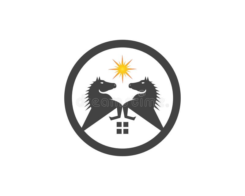 Cheval Logo Template Vector Illustration de Vecteur - Illustration du ...