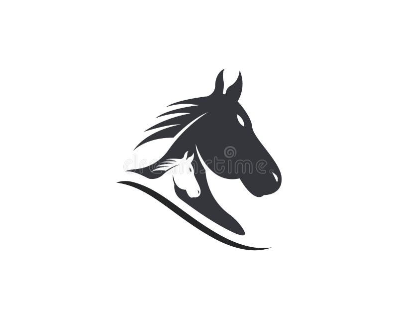 Cheval Logo Design Vector Template Illustration Stock - Illustration du ...