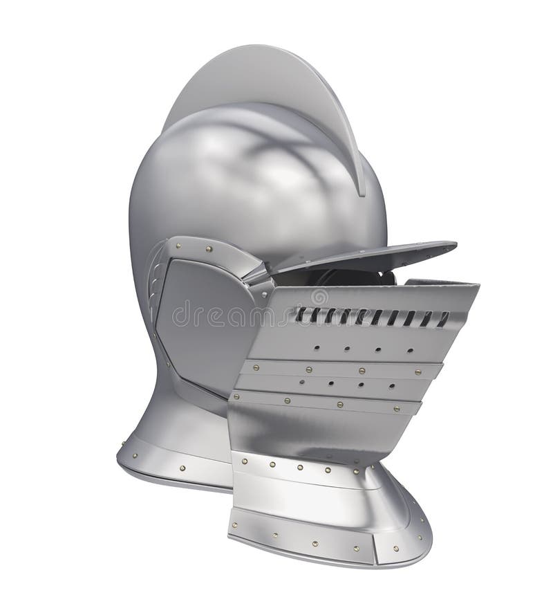 Chevalier Helmet Isolated illustration stock. Illustration du romain ...
