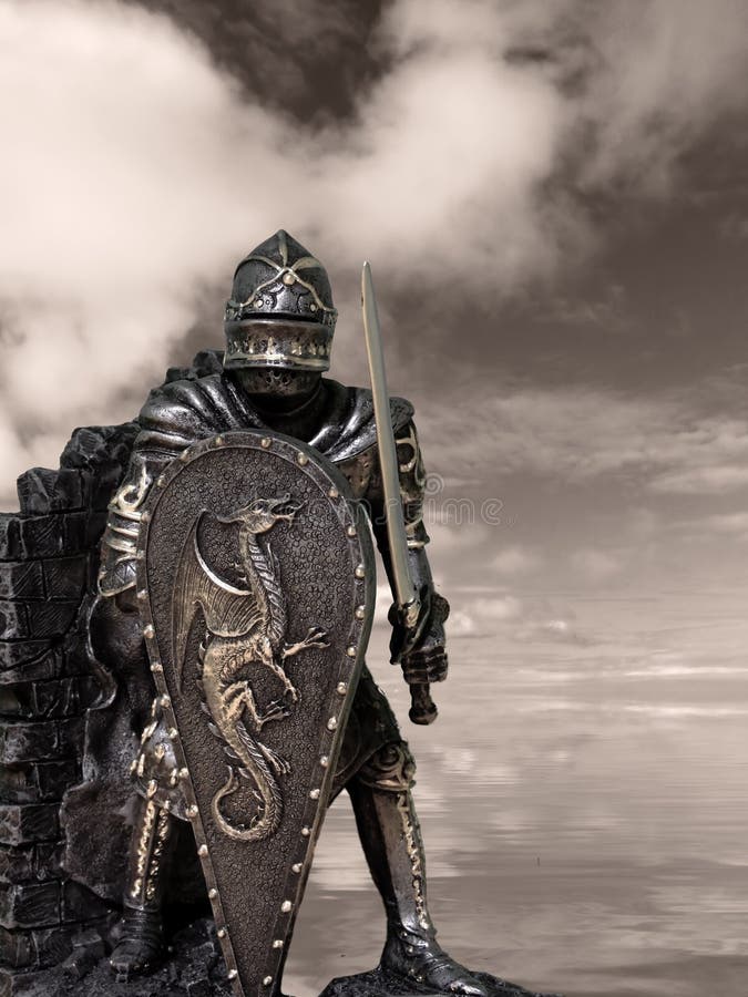 Chevaliers et armure photo stock. Image du empire, légende - 2145718