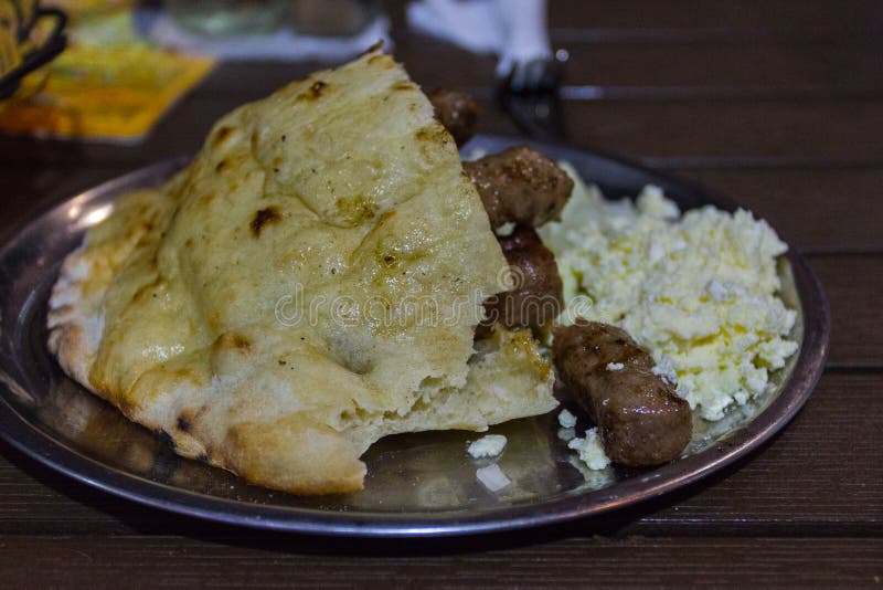 Chevapi is a Traditional Dish of Balkan Cuisine Stock Photo - Image of ...