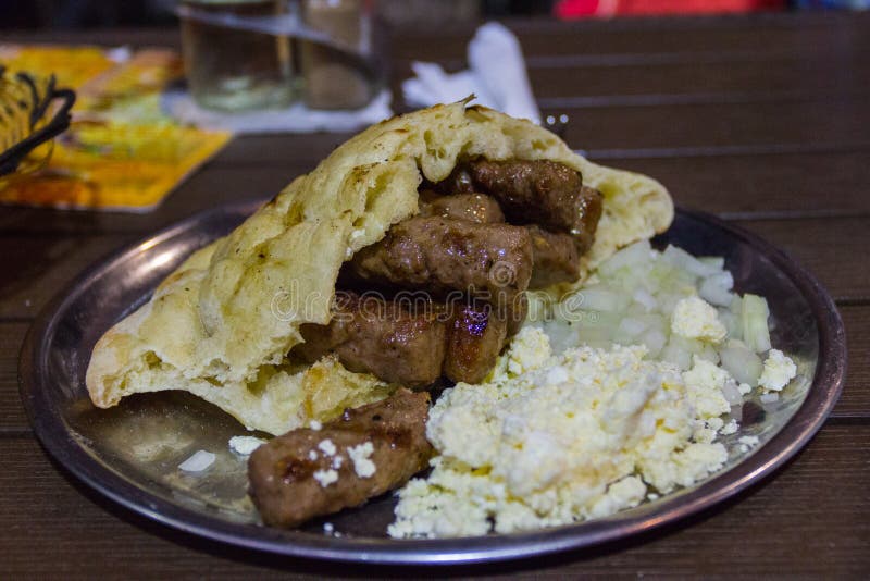 Chevapi is a Traditional Dish of Balkan Cuisine Stock Image - Image of ...