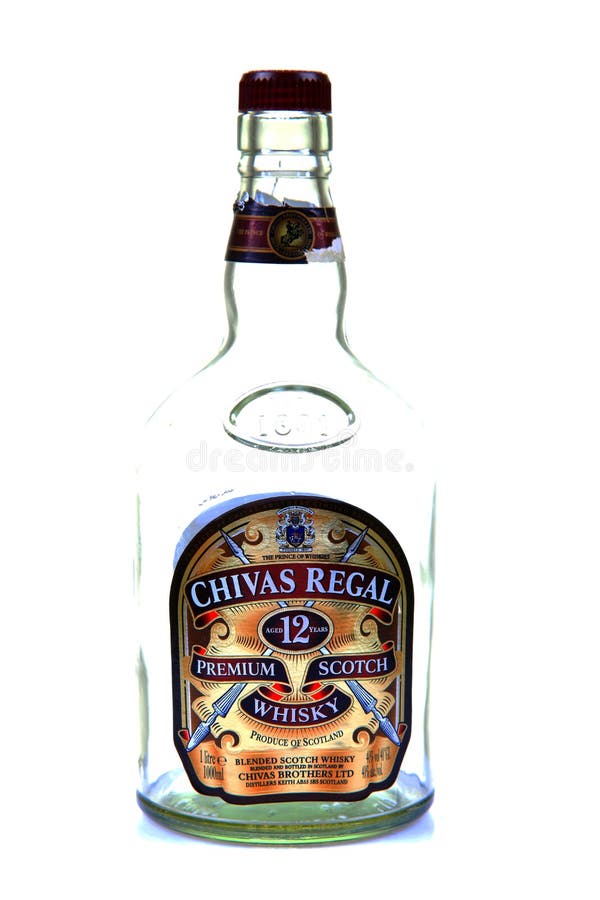 Chevas Regal Whiskey Bottle Editorial Image - Image of regal, lable ...
