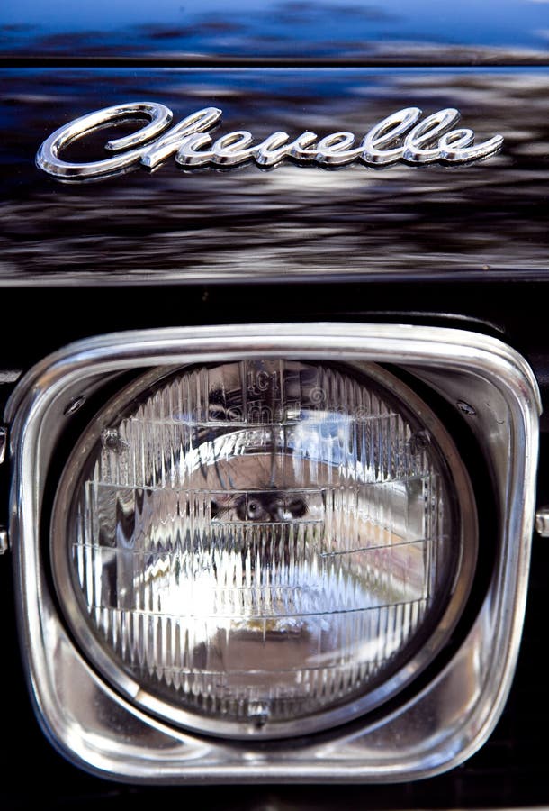 Chevelle Logo Over Headlight Editorial Stock Image - Image of ...