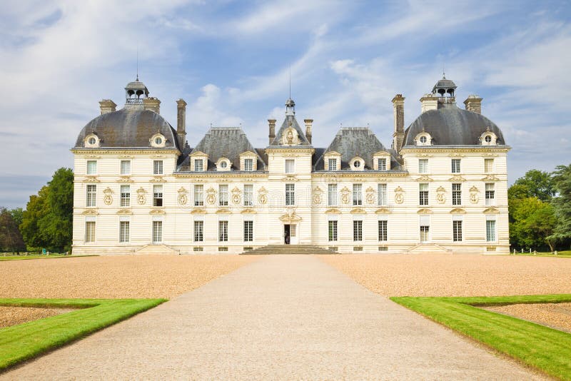 Cheverny Chateau exterior stock image. Image of cheverny - 13043027